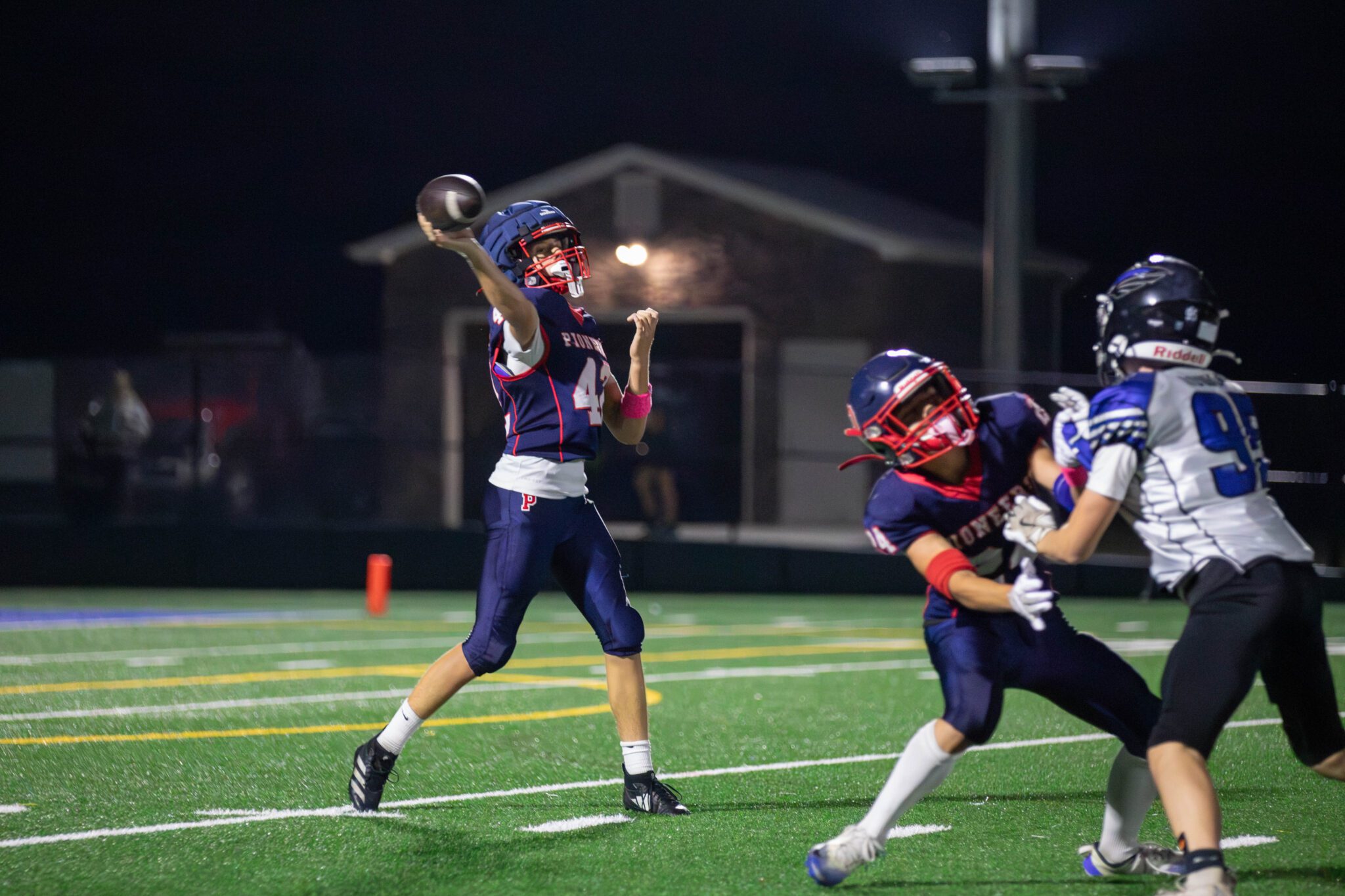 Burgert Herculean Effort Helps Give WNFL Varsity Pioneers 8-6 Win Over ...